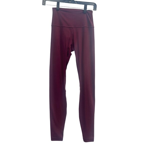 lululemon athletica | Pants & Jumpsuits | 18 Lululemon Garnet Red Align ...